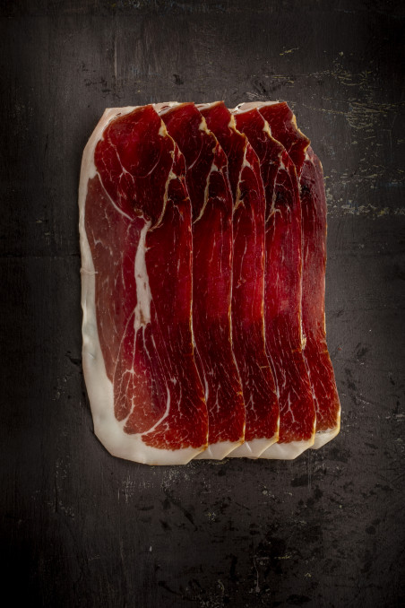 Jambon sec, affinage 12 mois - Tranches